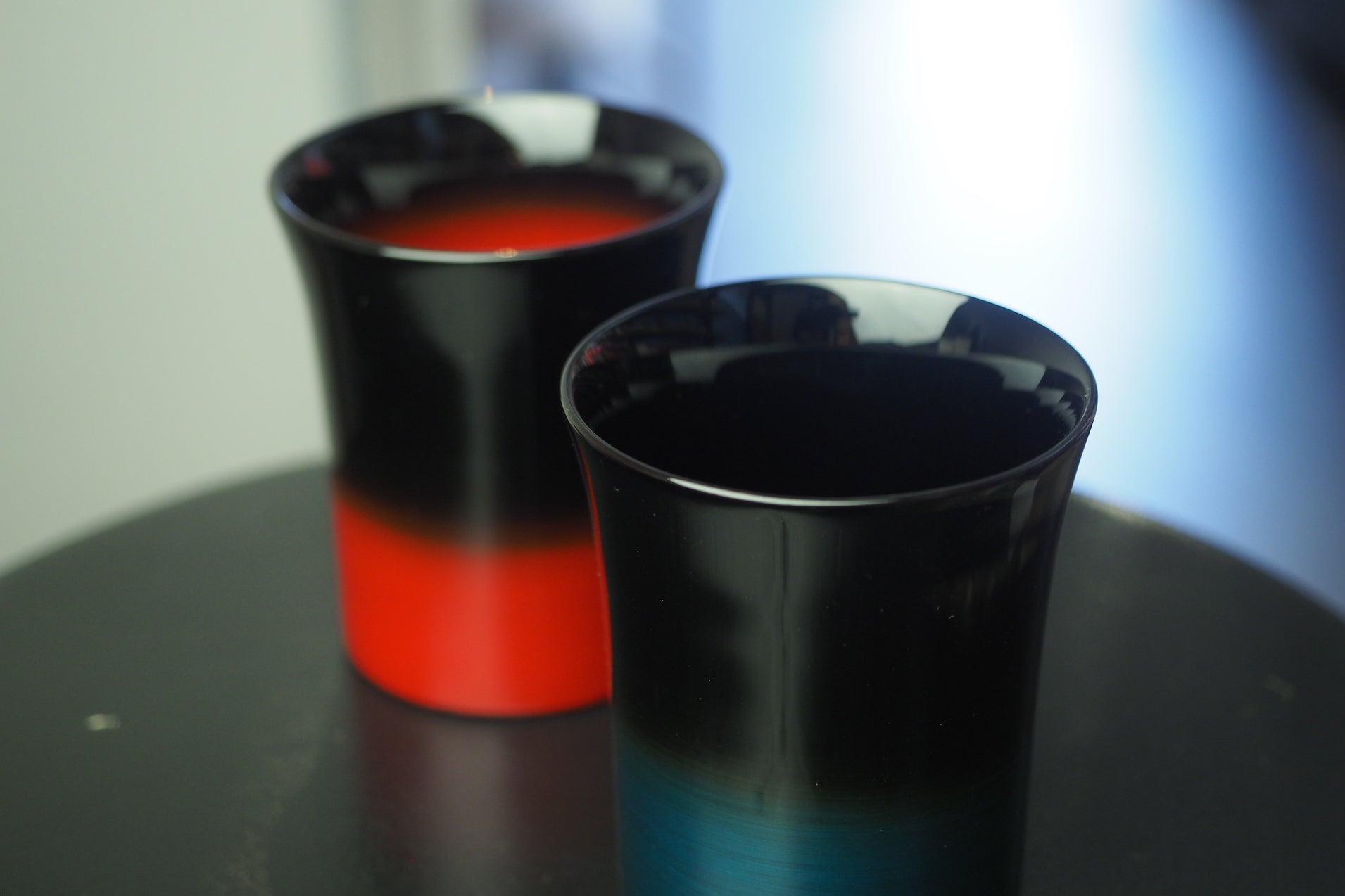 Wajima-Nuri Japan Lacquerware Cup with Blue Gradation - Large — Wa-in ...