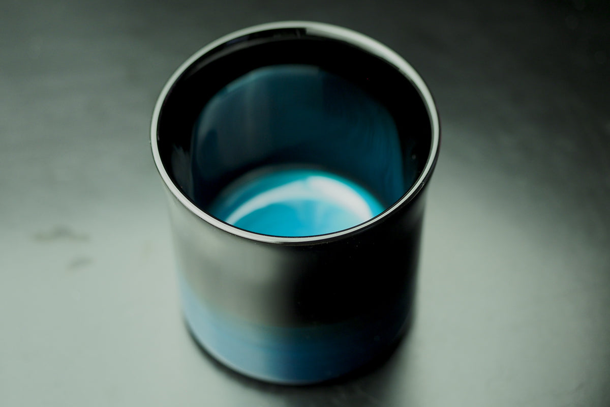 Wajima-Nuri Japan Lacquerware Cup with Blue Gradation - Medium — Wa-in ...