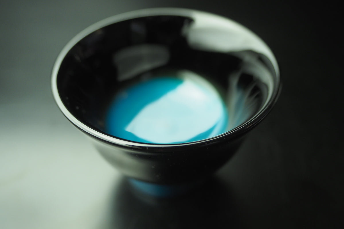 Wajima-Nuri Japan Lacquerware Sake Cup with Blue Gradation — Wa-in ...