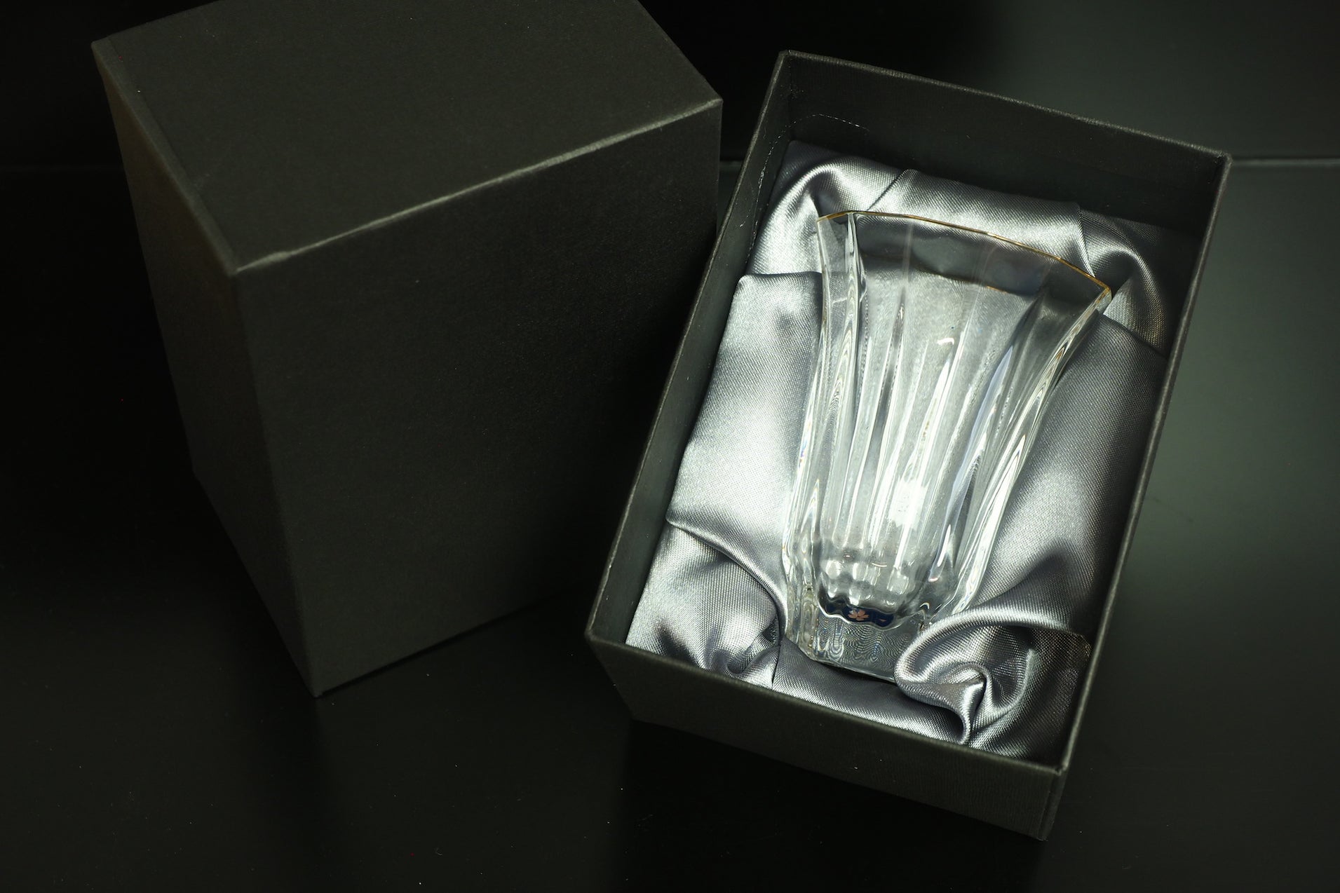 "Raden" Lacquer Coated Glass 70ml - Kaleidoscope Glass with Cherry Blo ...