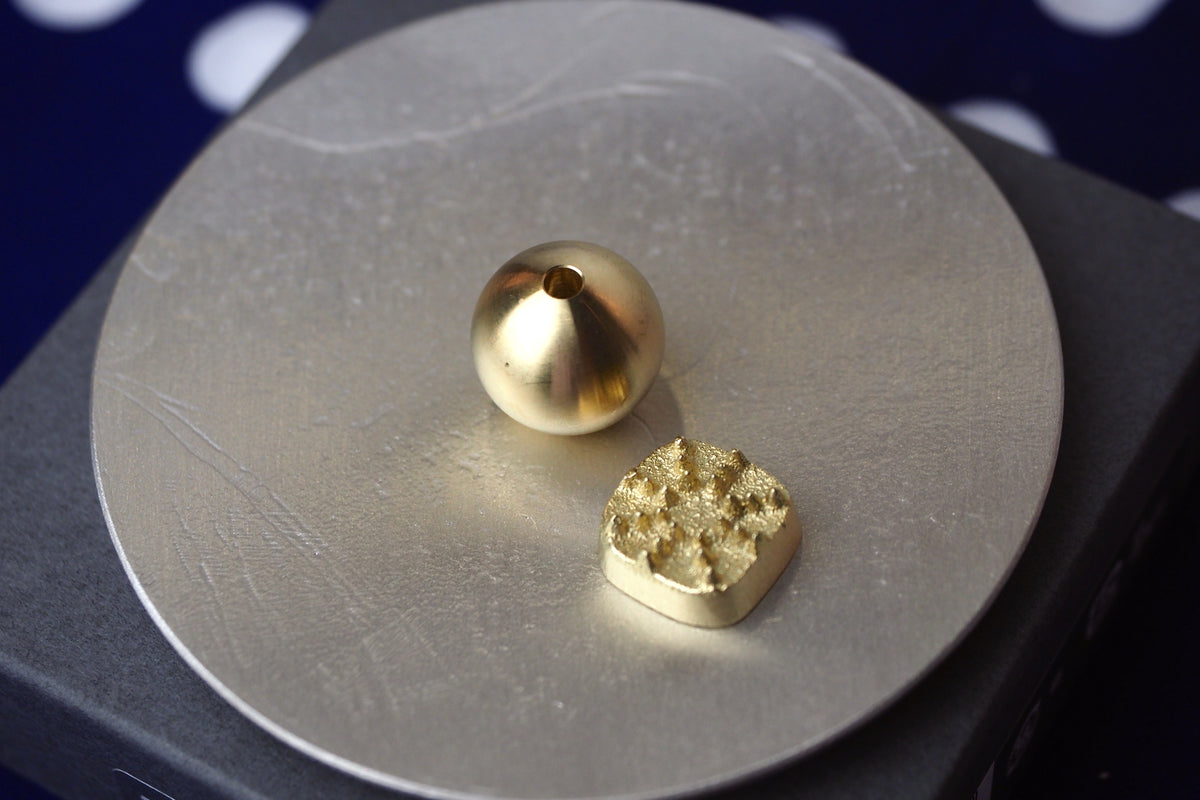 Nousaku - Tin Incense Holder (round shape) — Wa-in Japanese Handicrafts